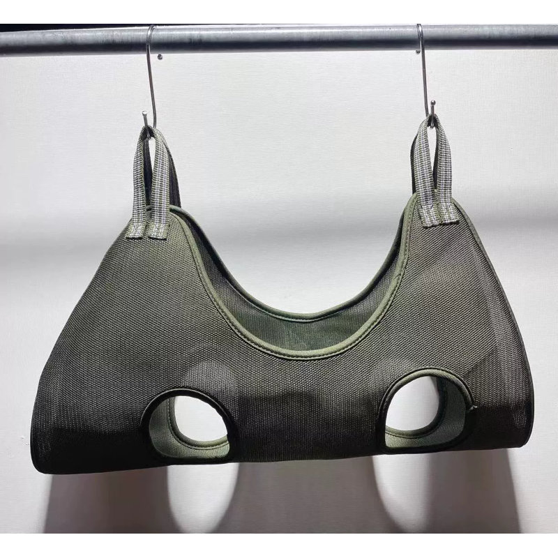 Costyle Pet Dog Grooming Hammock Harness Dog Cat Hammock Restraint Bag Helper Breathable Black S ...